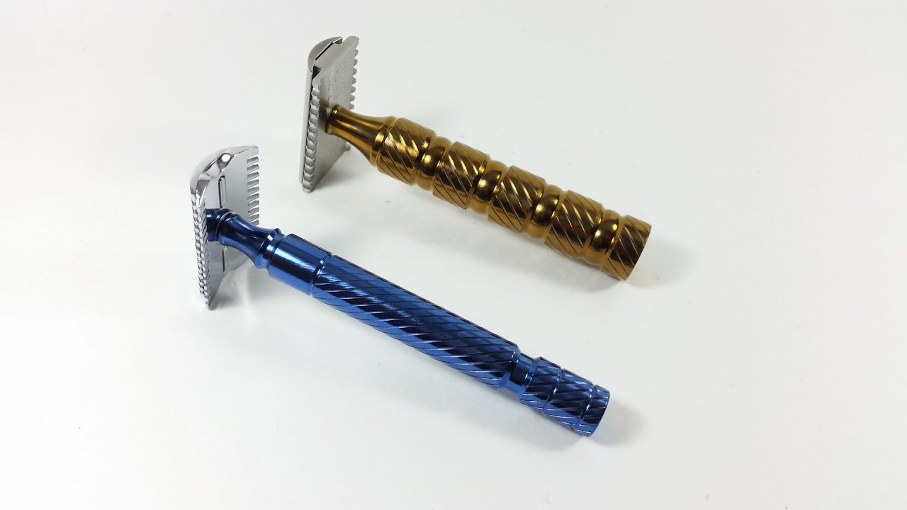 New in the Den - Jürgen Hempel Titanium Razor Handles - YouTube