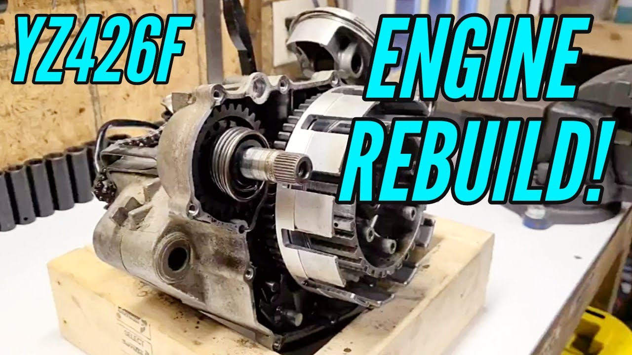 YZ426F ENGINE REBUILD-QUICK BOTTOM END REBUILD - YouTube