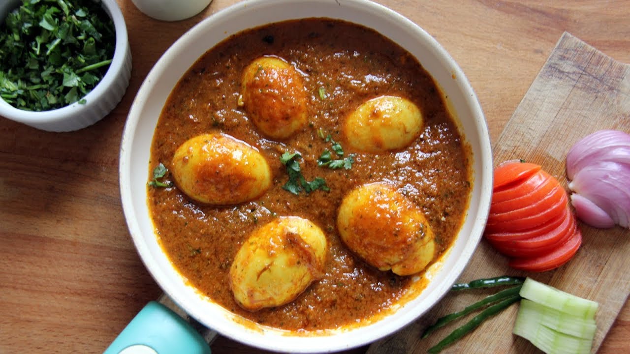 पंजाबी ढाबे वाली अंडा करी How to make perfect Anda Curry - Anda Kari ...