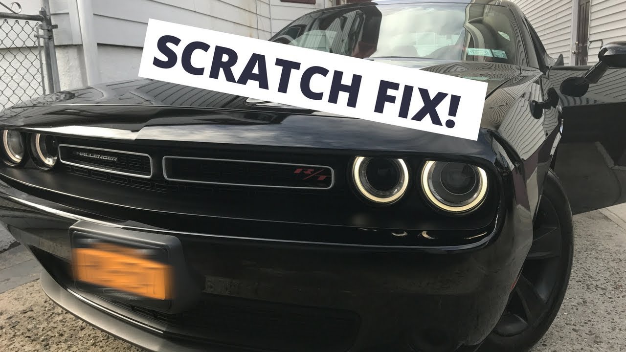 Dodge Challenger - Scratch Fix! (Mopar Paint) - YouTube