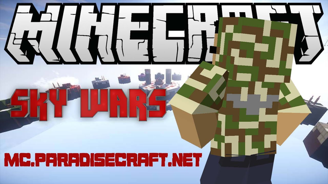 En tercera persona | skywars reto #3 | Server Minecraft ParadiseCraft ...
