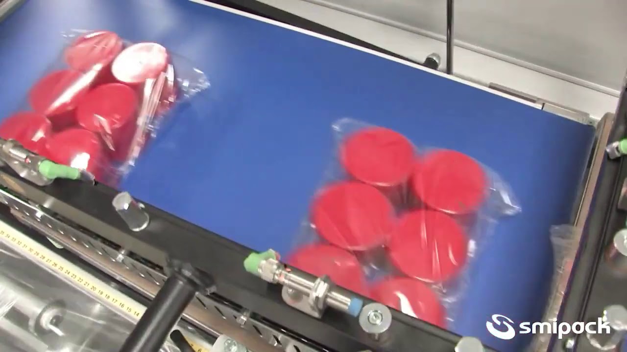 Smipack FP6000CS Auto L-Bar wrapping cosmetics - YouTube