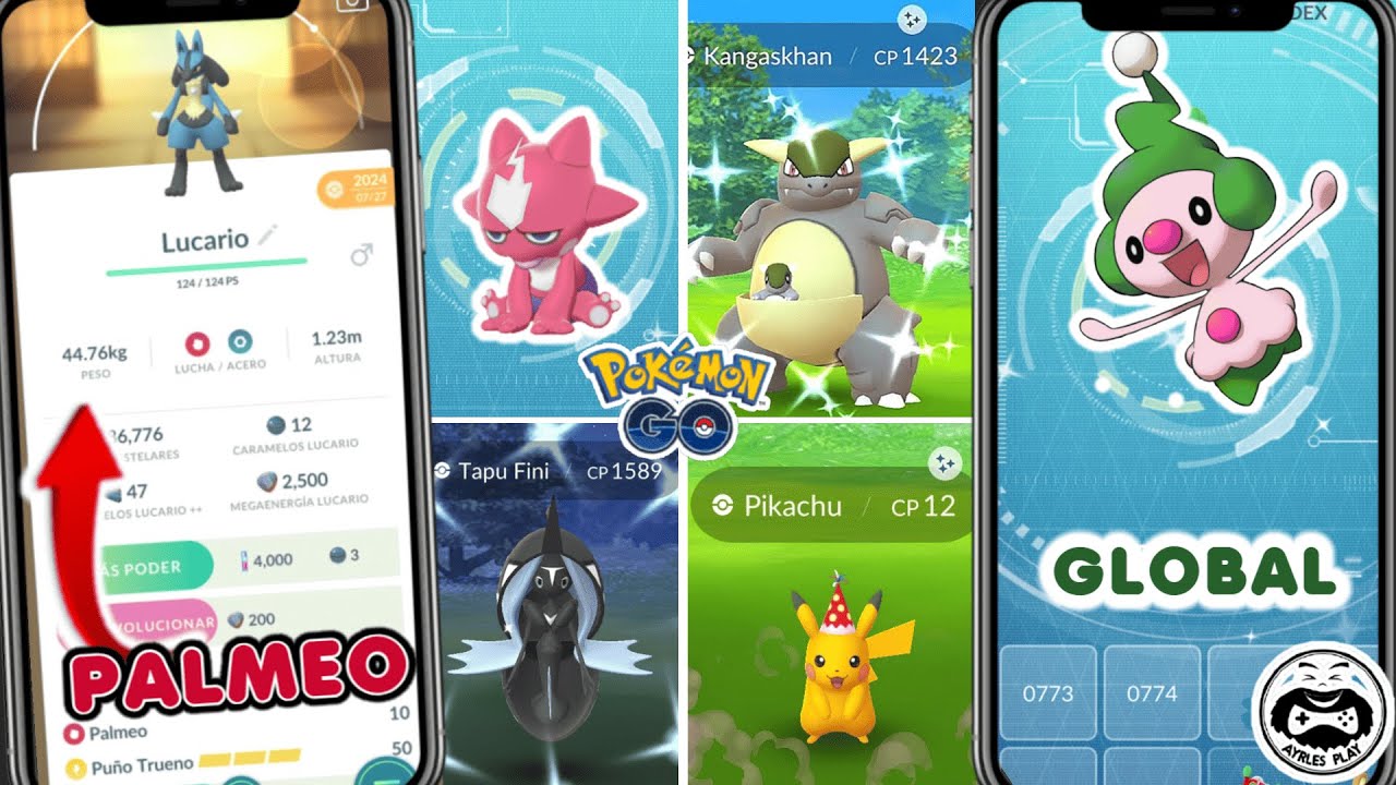 LLEGA MAYO 2025 POKEMON GO | LUCARIO con PALMEO, MIME JR SHINY GLOBAL ...