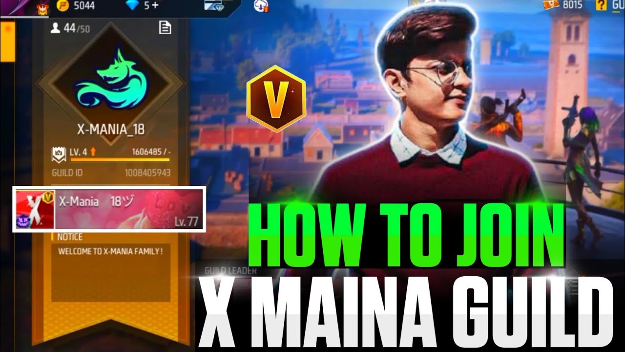 HOW TO JOIN V BADGE GUILD || HOW TO JOIN X MANIA GUILD || HOW TO JOIN GUILD @XMania12 💖🔥 - YouTube