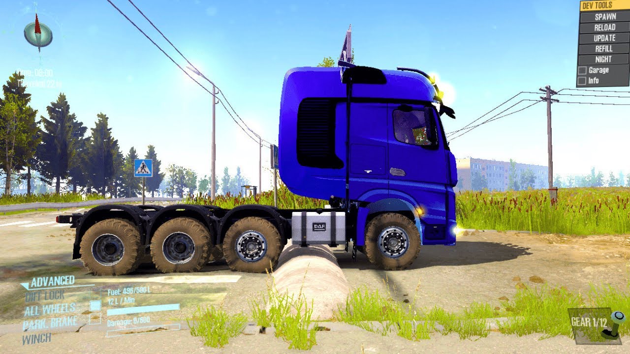 Trucks vs Speed Bumps #mudrunner #ets2 #beamngdrive - YouTube