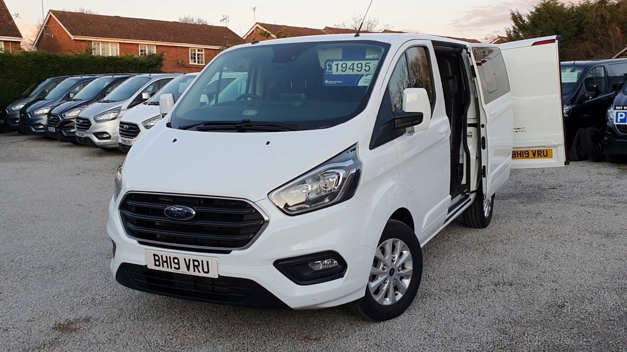 Used Ford Transit Custom 300 L1 Limited DCiV Six seat AUTOMATIC van for ...