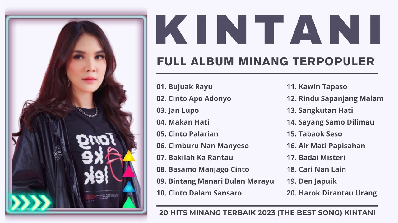 Kintani Full Album Minang Terpopuler || 20 Hits Minang Terbaik 2023 ...