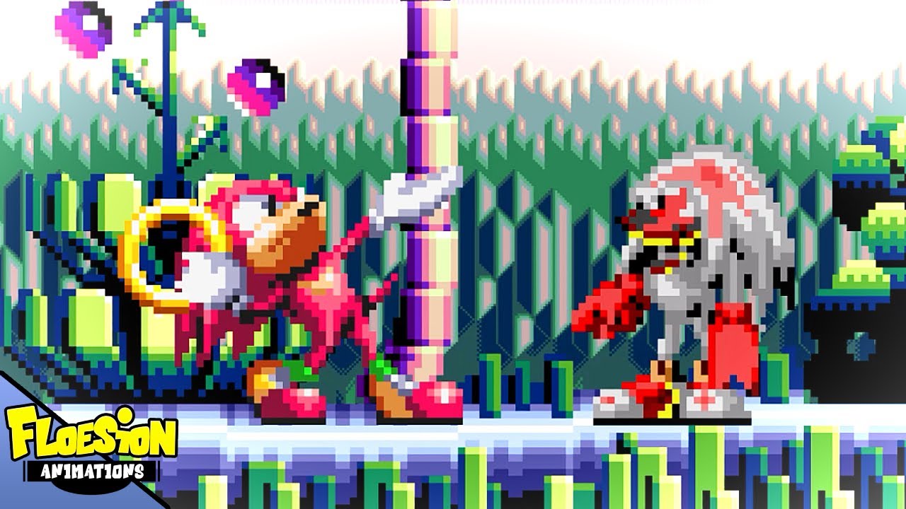 Knuckles Meets Wechnia - Sprite Animation - YouTube