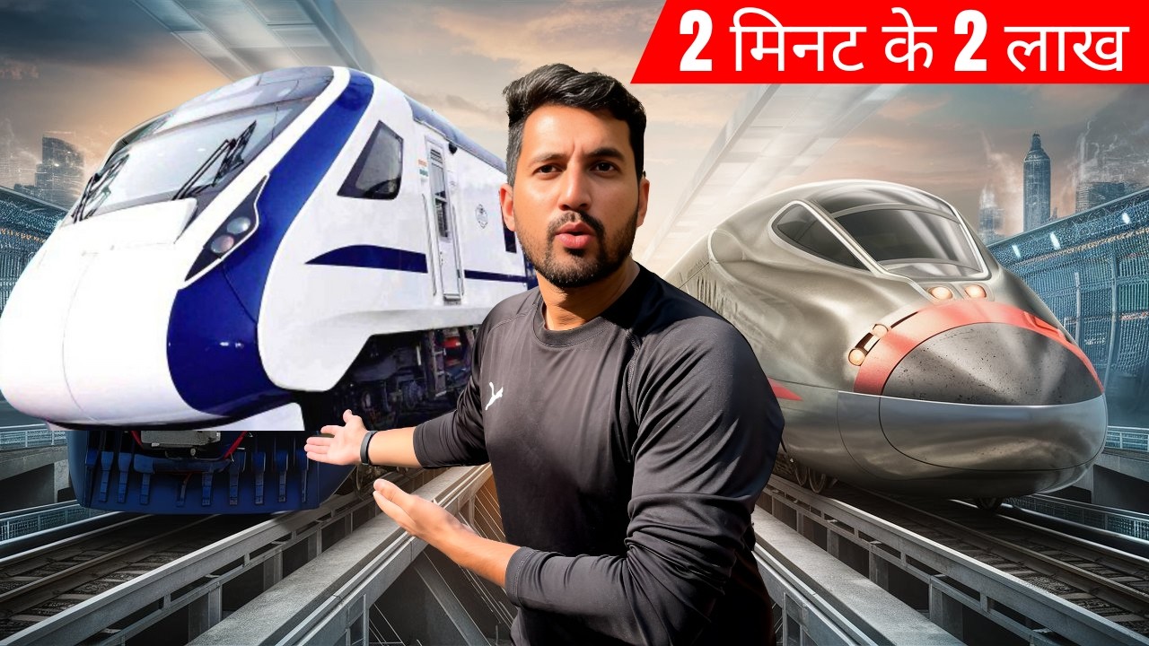 Vande Bharat Vs Bullet Train Challenge 🚄 - YouTube