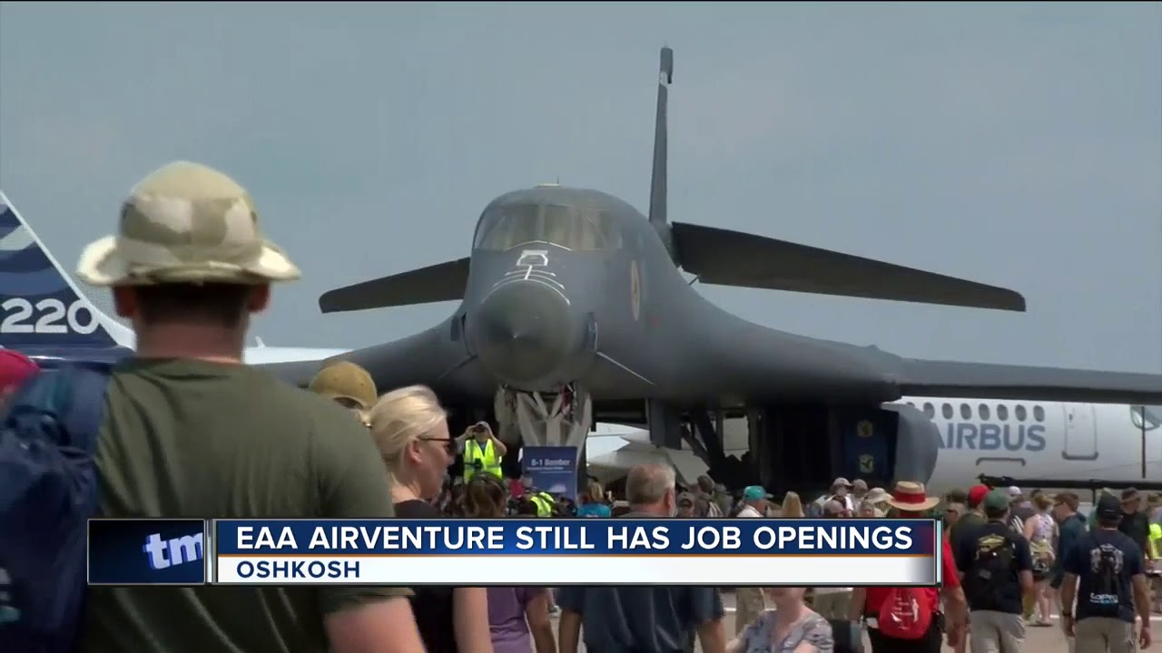 EAA AirVenture hiring hundreds for temporary work - YouTube