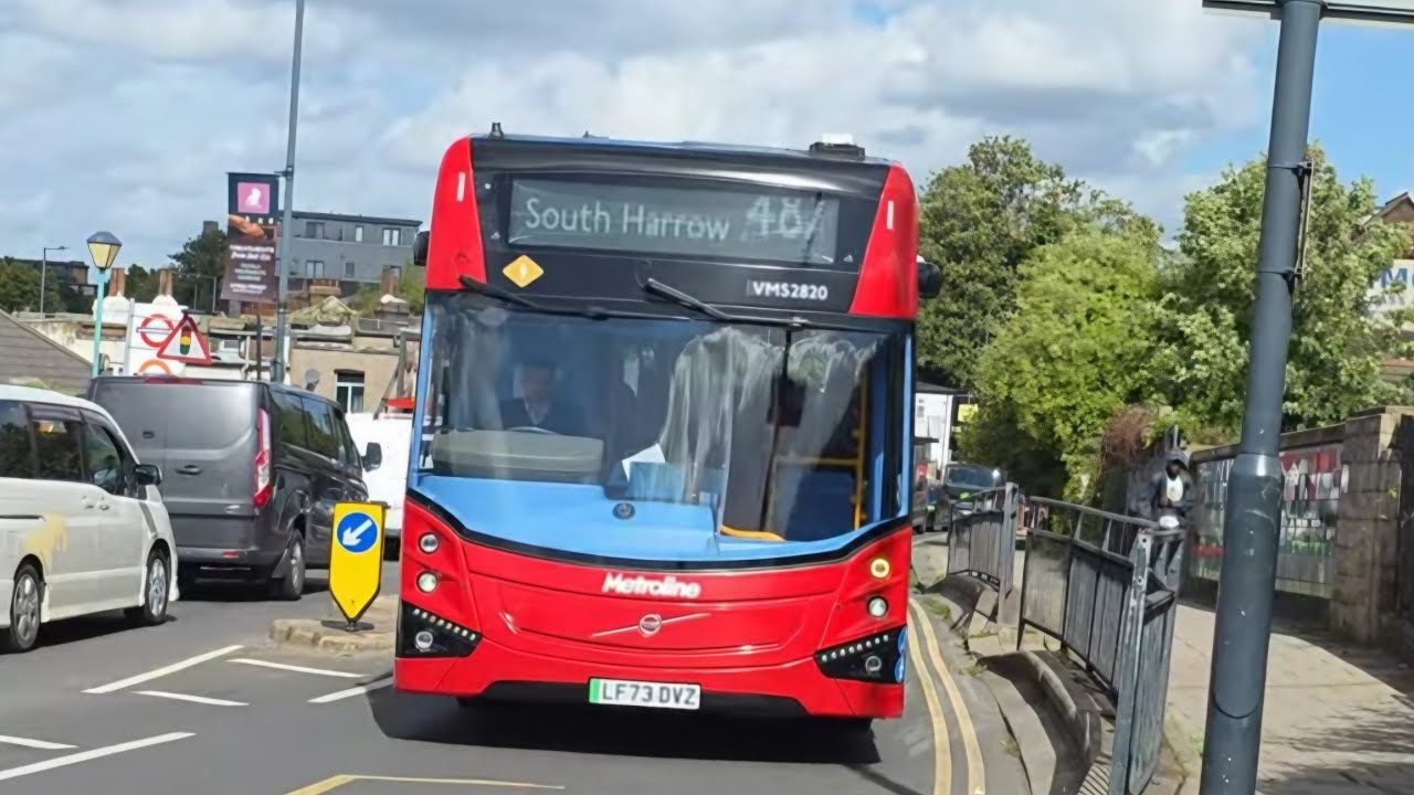 *Glitched Front Display* Journey on Bus Route 487 (VMS2820 | LF73 DVZ ...