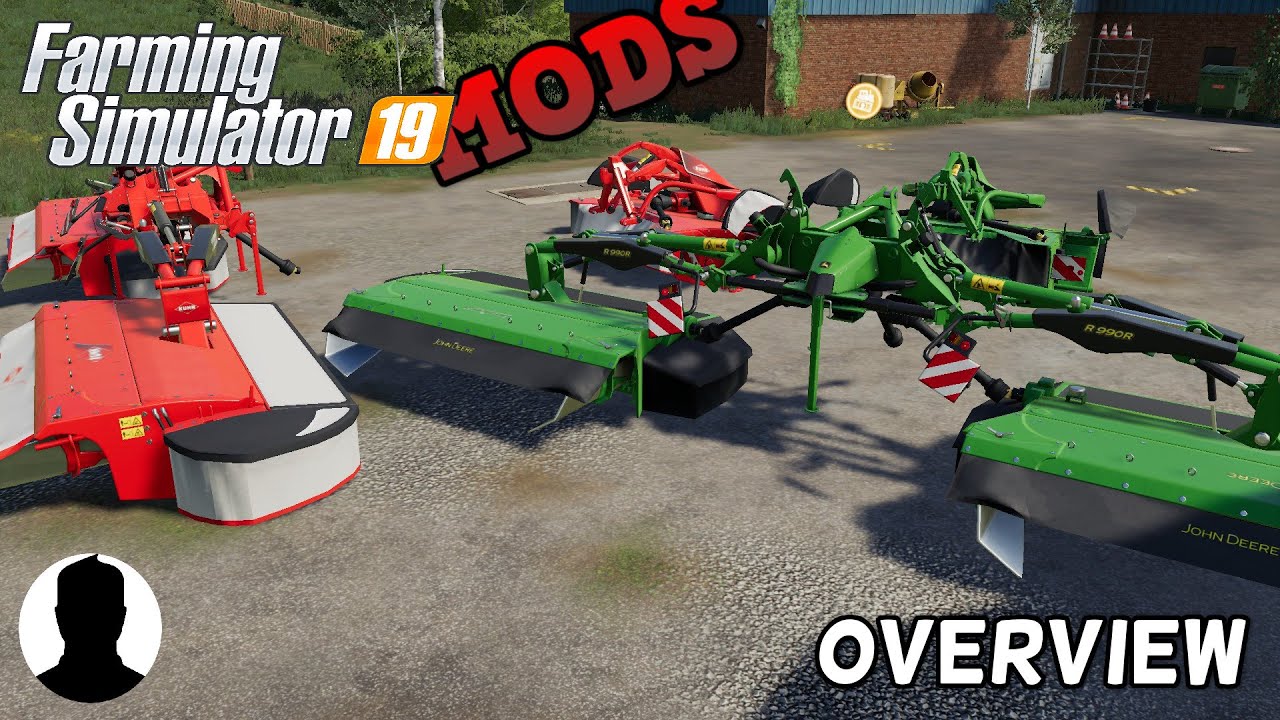 FS19 - mod overview | Kuhn And John Deere Mower Pack by NicoDu55 - YouTube