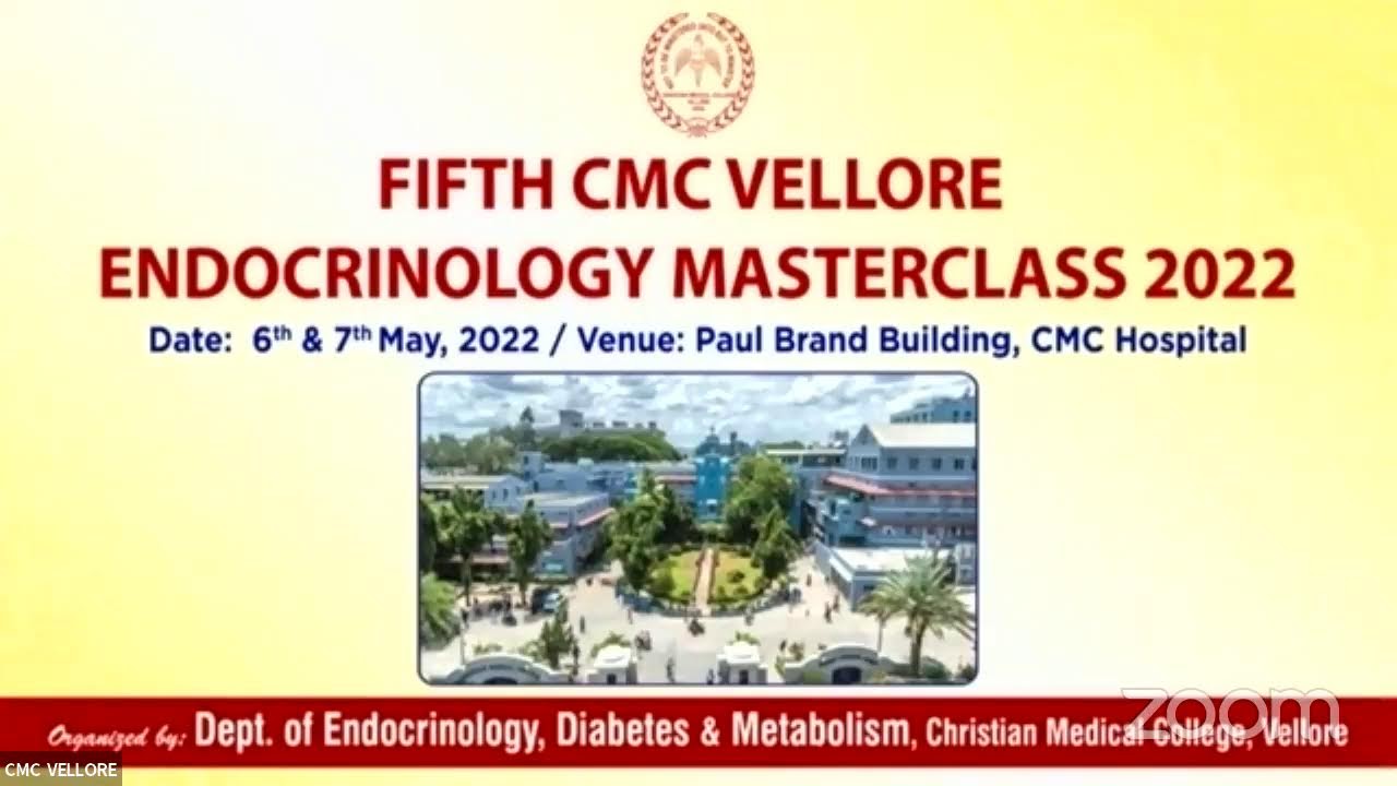 CMC ENDOCRINOLOGY MASTERCLASS 2022 Day-1 - YouTube