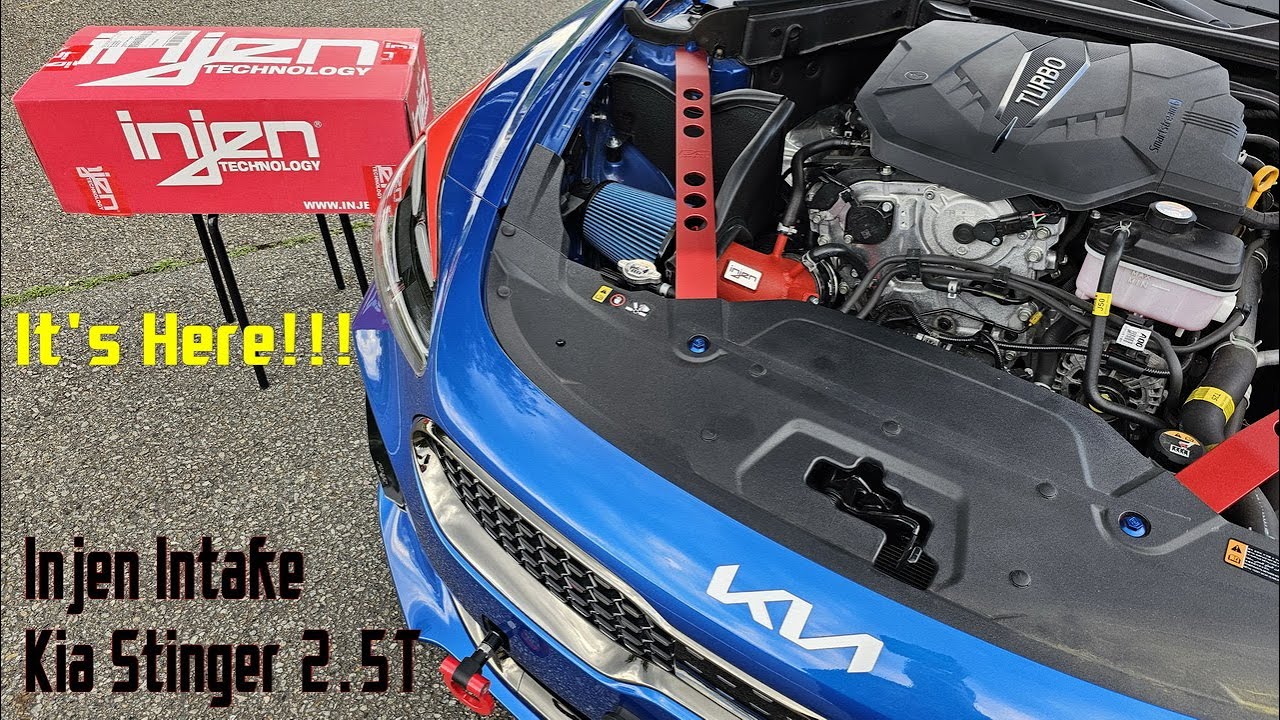 Kia Stinger 2.5T - HOW TO - Injen Performance Intake - Unboxing ...