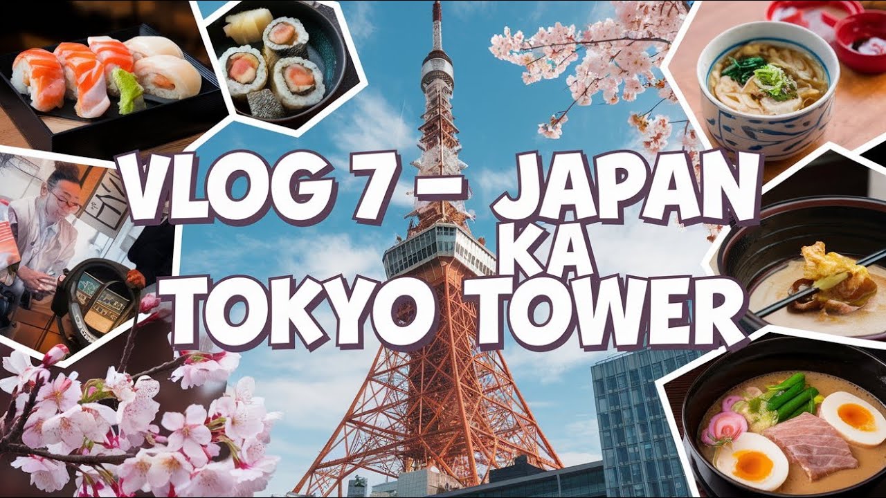 Vlog7- Japan ka Tokyo Tower 🗼 - YouTube