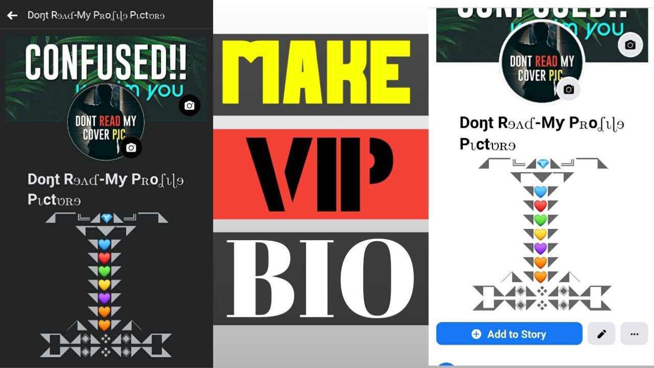 How To Make Vip Facebook Profile | Stylish Bio Symbol - YouTube