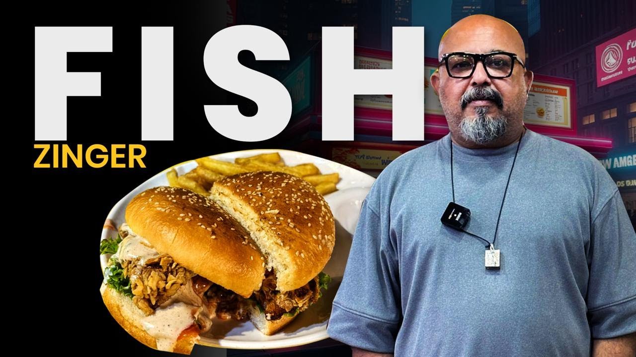 Fish Zinger Burger Street Food - YouTube