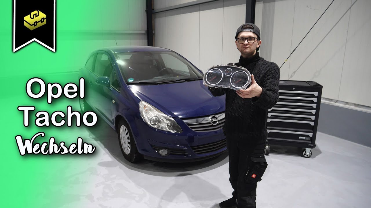 Opel Corsa D Tacho Wechseln | Opel Corsa D speedometer change ...
