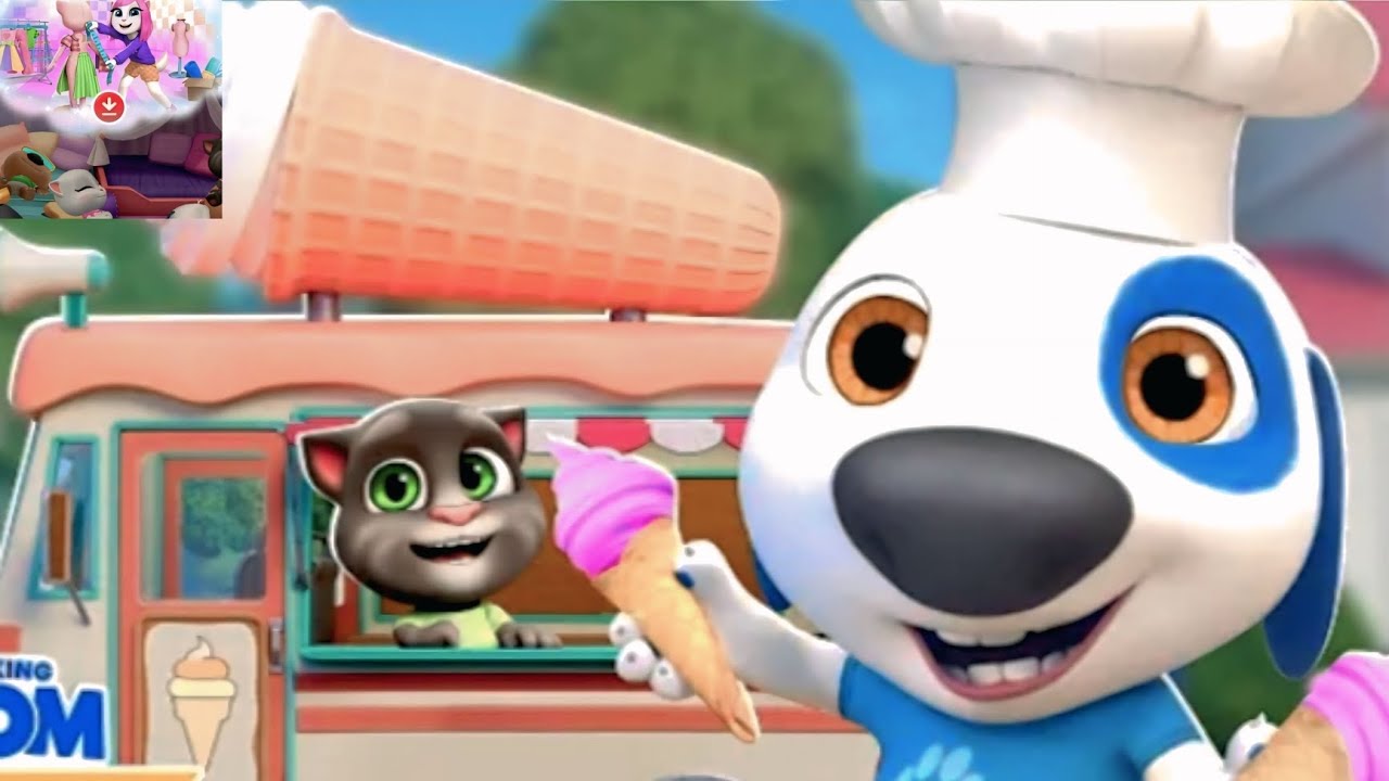 Talking The Ice cream 🍦 taking tom (part 1) #viral #foryou - YouTube