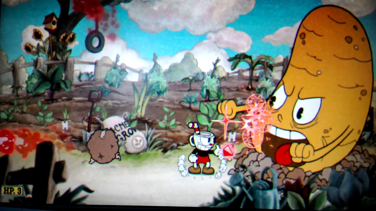 Cuphead spread shot showcase! - YouTube