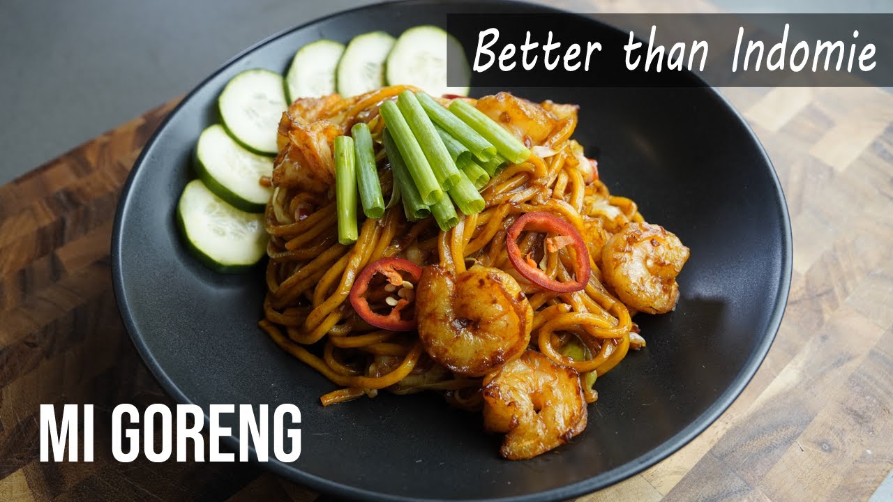 Mi Goreng Recipe from Scratch with Shrimp - Better than Indomie Noodles ...
