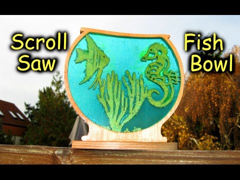 Scroll Saw and Resin Fish Bowl // old video - YouTube