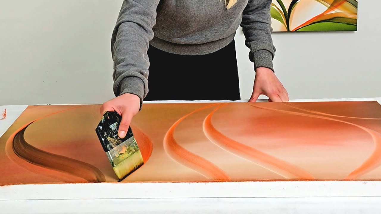 This is CRAZY (For Me!) - Red Base & Circular Motion / 🍂 Nature Acrylic ...