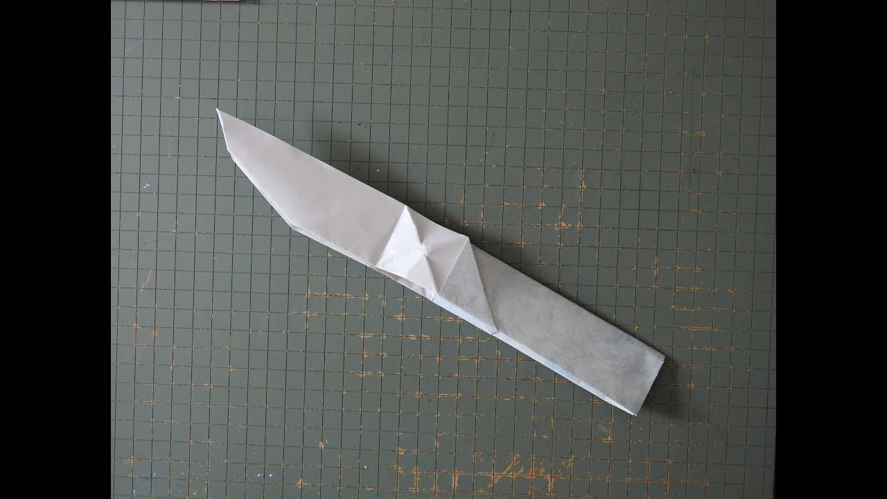 Origami Knife - YouTube