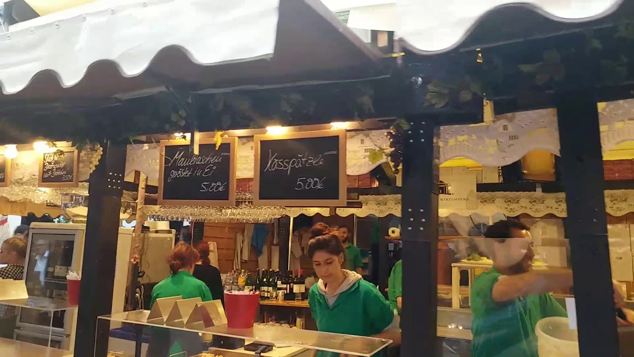 STREET FOOD IN STUTTGART GERMANY TODAY LAWRENCE MAST - YouTube