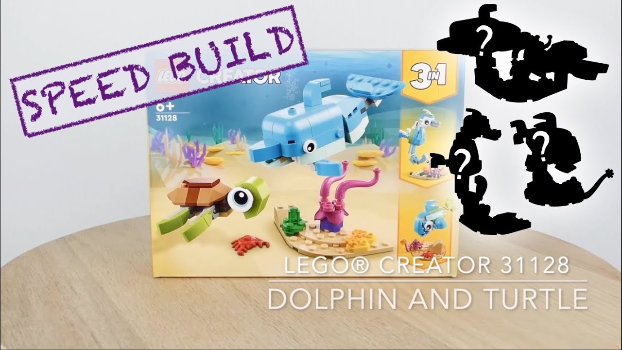 LEGO® Creator 3-in-1 Dolphin and Turtle 31128 SPEED BUILD - YouTube