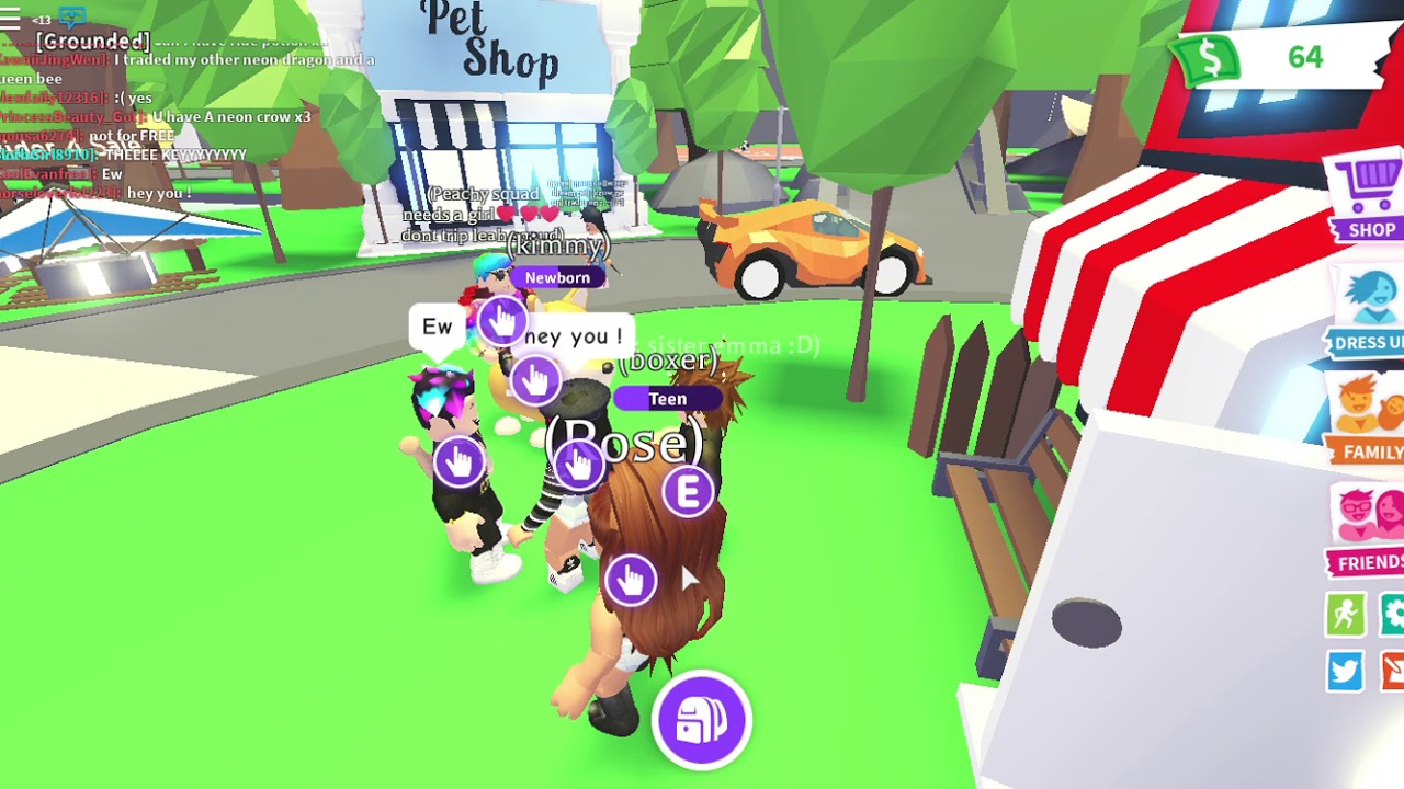 bully test on adopt me - YouTube