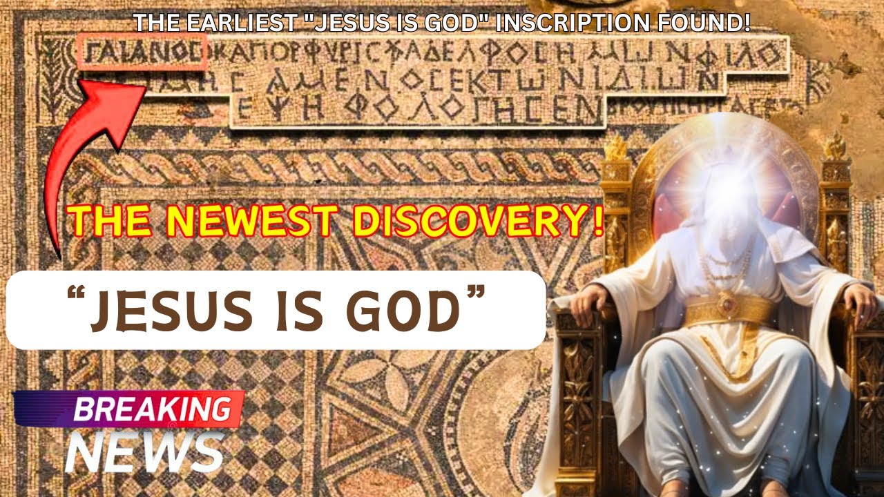REVEALING THE EARLIEST "JESUS IS GOD" INSCRIPTION: A Groundbreaking ...