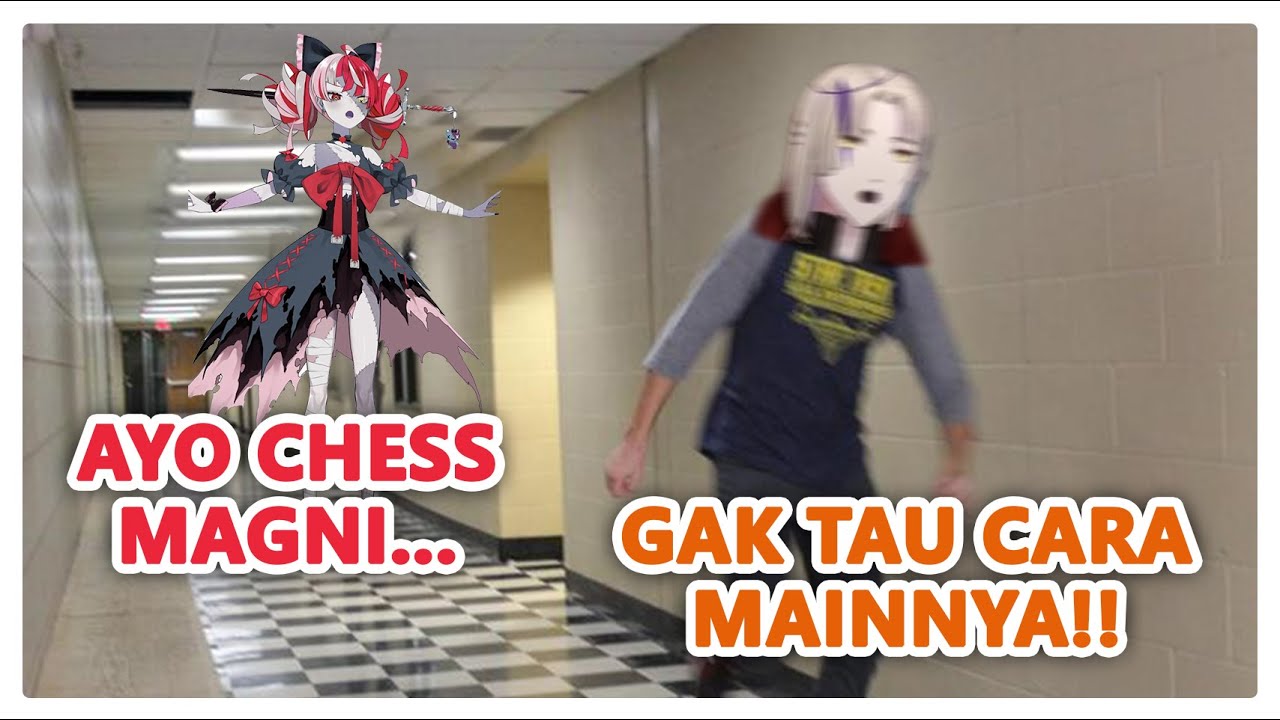 OLLIE Ngajak Main Catur MAGNI, Tapi gak tau cara mainnya | (Hololive ...