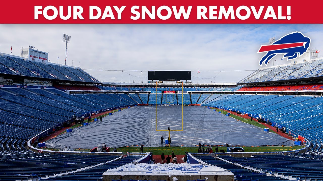 Buffalo Bills Stadium Four Day Snow Removal Timelapse! - YouTube