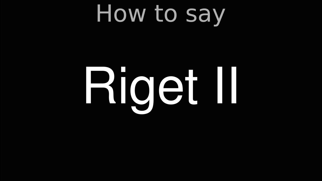 How to Pronounce correctly Riget II (Movie) - YouTube