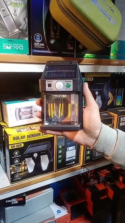 Solar interction wall lamp yx 666 3w #viral #vedioshorts #whatsap #number 03168085680 - YouTube