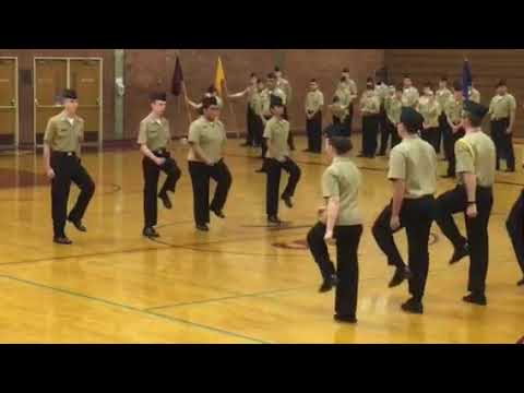 Unarmed Drill NjROTC - YouTube