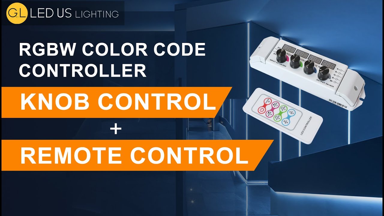 RGBW Color Code Controller Introduction - YouTube