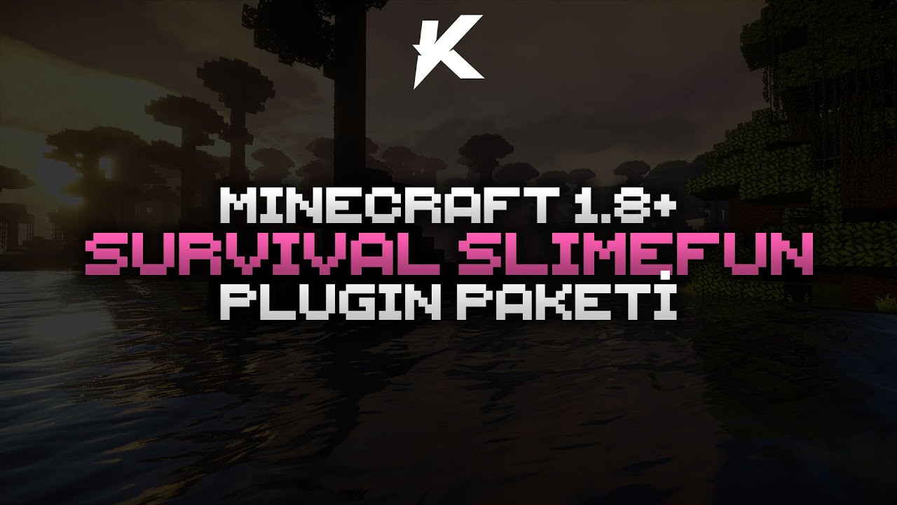 SURVIVAL SLIMEFUN 1.8+ PLUGIN PAKETİ! | KJAERTM NETWORK - YouTube