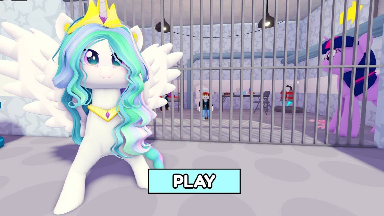 MY LITTLE PONY'S PRISON RUN! (Obby) - YouTube
