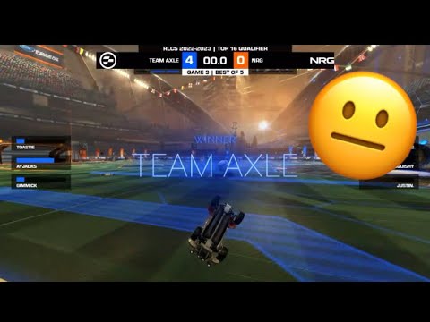 The moment NRG got PERFECT SWEPT by Team Axle - YouTube