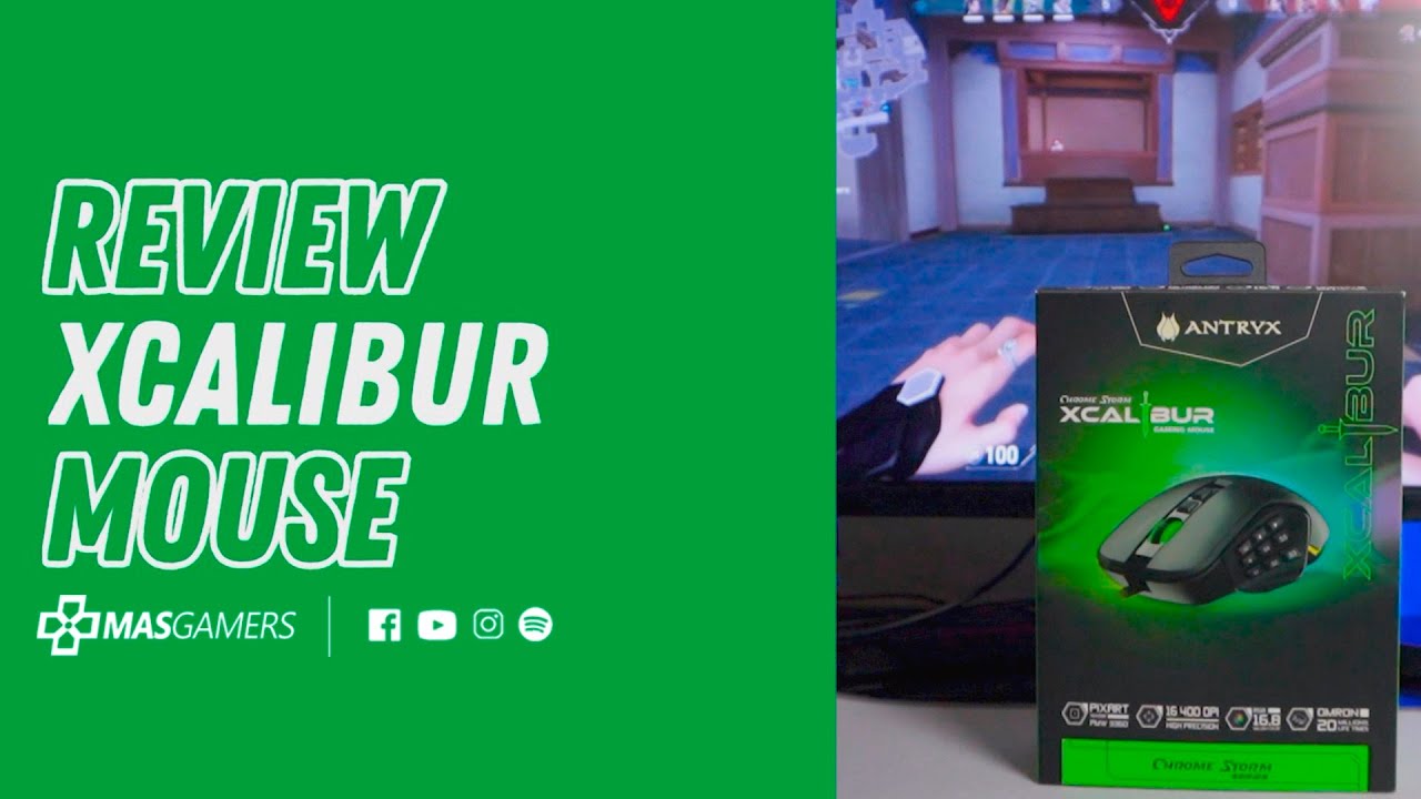 Review Xcalibur Gaming Mouse de Antryx - YouTube