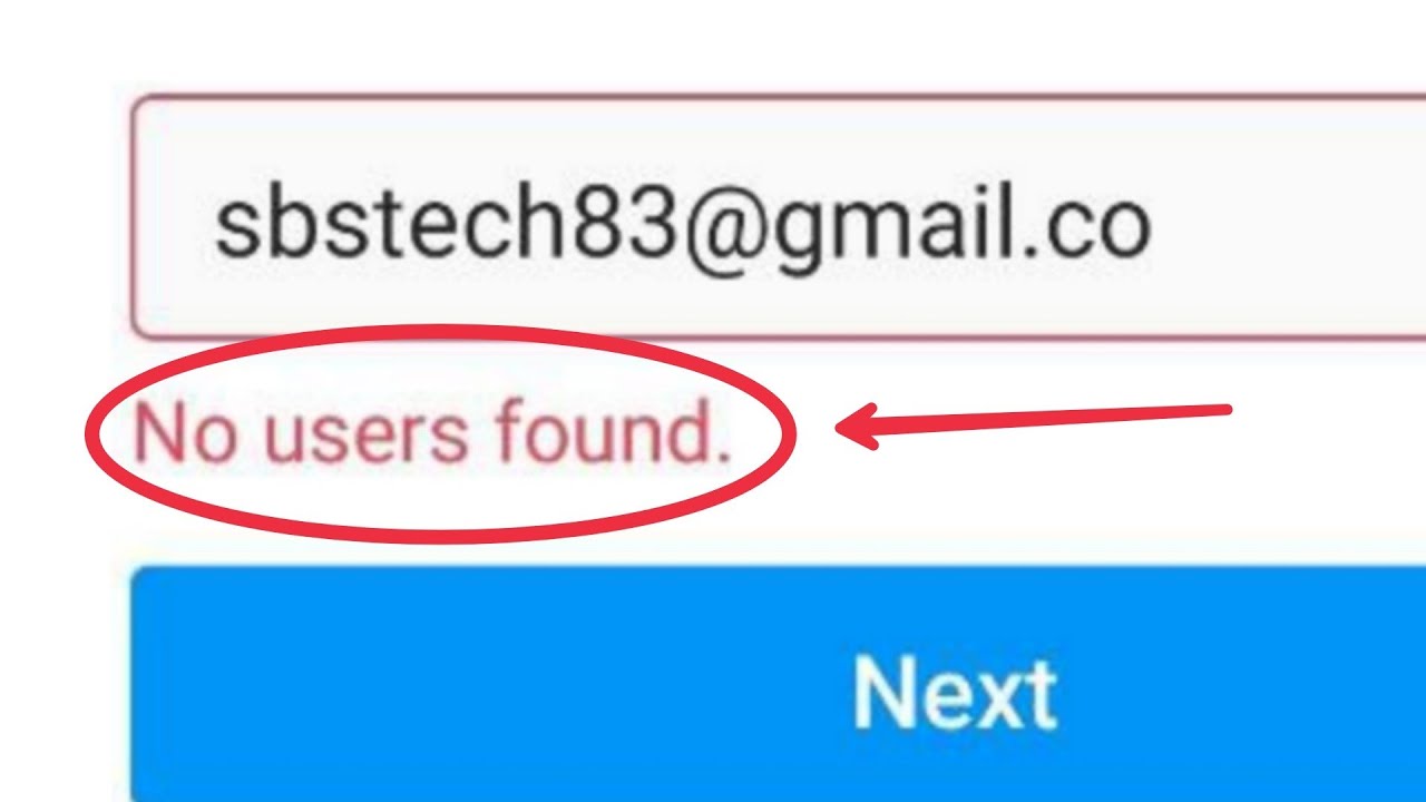 Instagram Fix No users found login error problem solve - YouTube