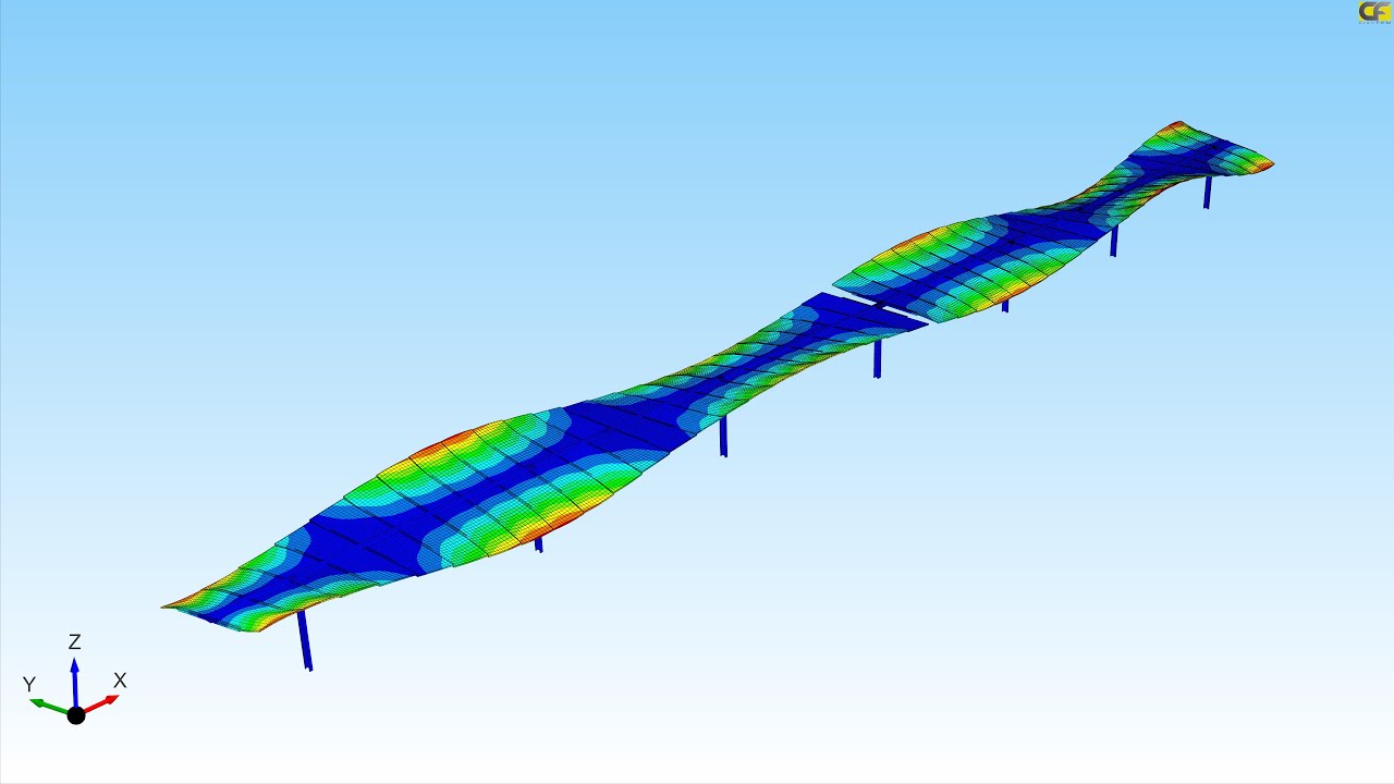 Solar Tracker Simulation (Modal Analysis) - YouTube