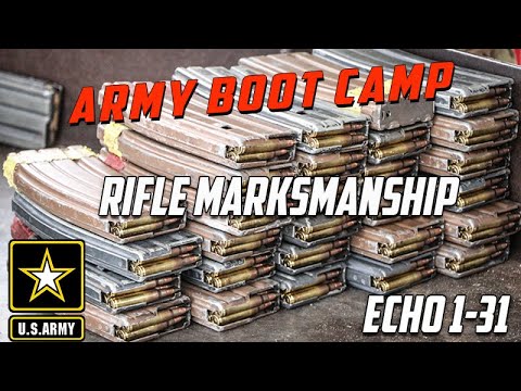 US Army Rifle Marksmanship Training- Echo 1-31 - YouTube