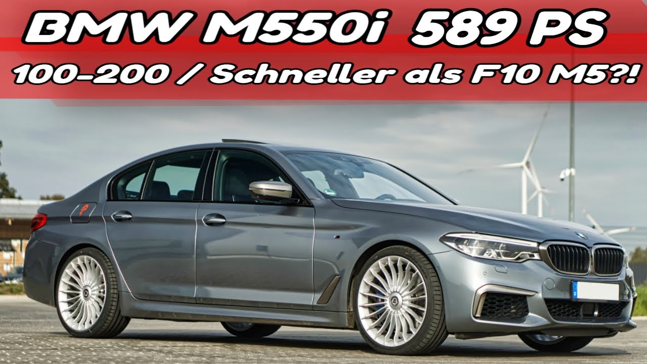 2017 BMW M550i xdrive Review | 589 PS | Schneller als ein BMW M5 F10 ...