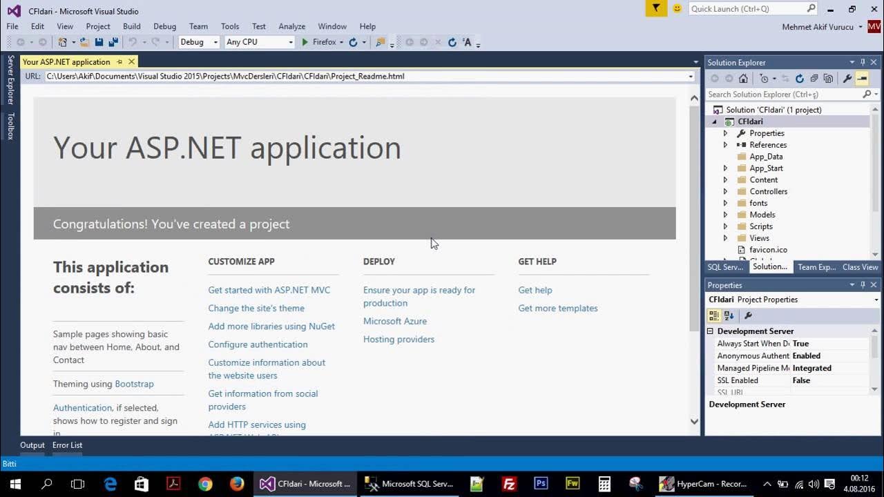 Asp Net Mvc | Entity Framework Code First Yaklaşımı (Ders 15) | Listeleme (1/7) - YouTube