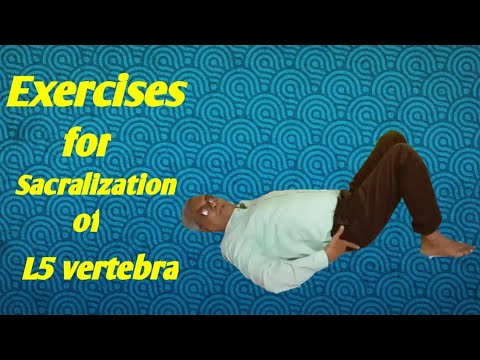 4 exercises for Sacralization of L5 vertebra - YouTube