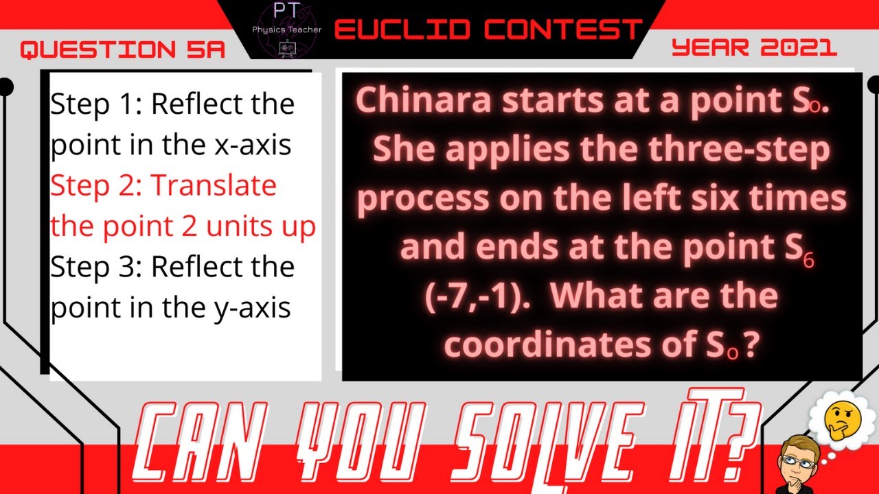 Grade 12 Math - Euclid Contest Question 5A - 2021 - YouTube