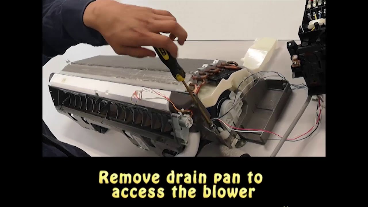 Residential Split Air-conditioning Maintenance_ Cleaning Blower Fan ...